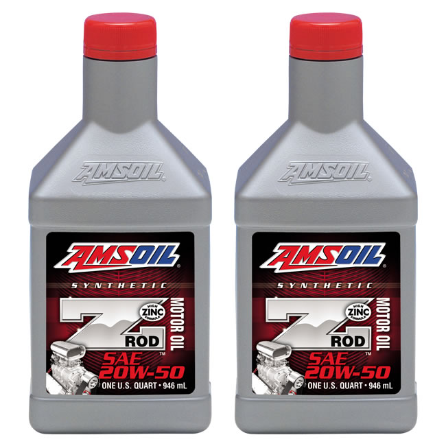 Amsoil Z-ROD High Zinc 20w50 Fully Synthetic Engine Oil - 1 US Quart ...